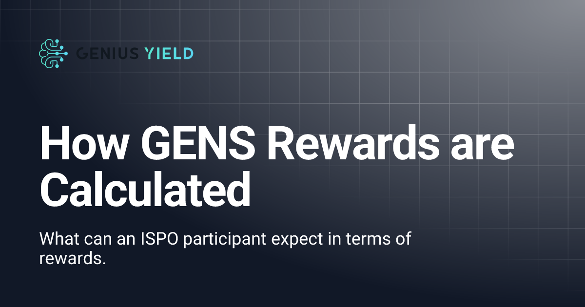 How GENS Rewards are Calculated | genius yield